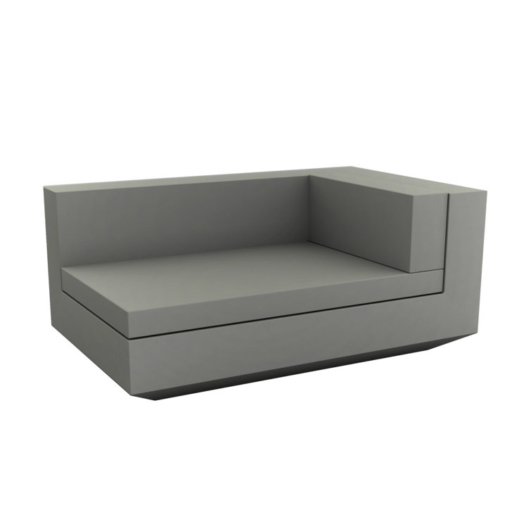 Vondom Vela - Modular Sofa Left Chaise Lounge - Basic | Wayfair